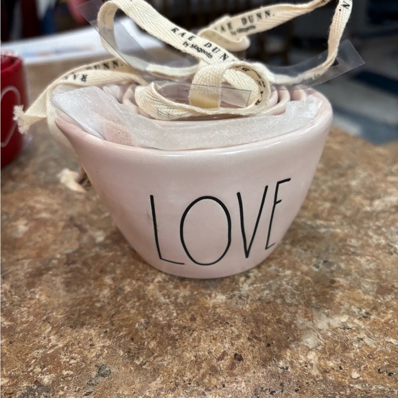 Rae Dunn | Accents | Vhtf Highly Collectible Rae Dunn Pink Love Ceramic ...